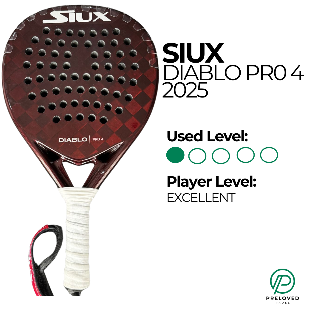 Siux Diablo Pro 4 2025 Padel Racket – Preloved Padel
